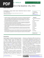 Acetabular Index and Depth in Children | PDF | Radiology | Radiography
