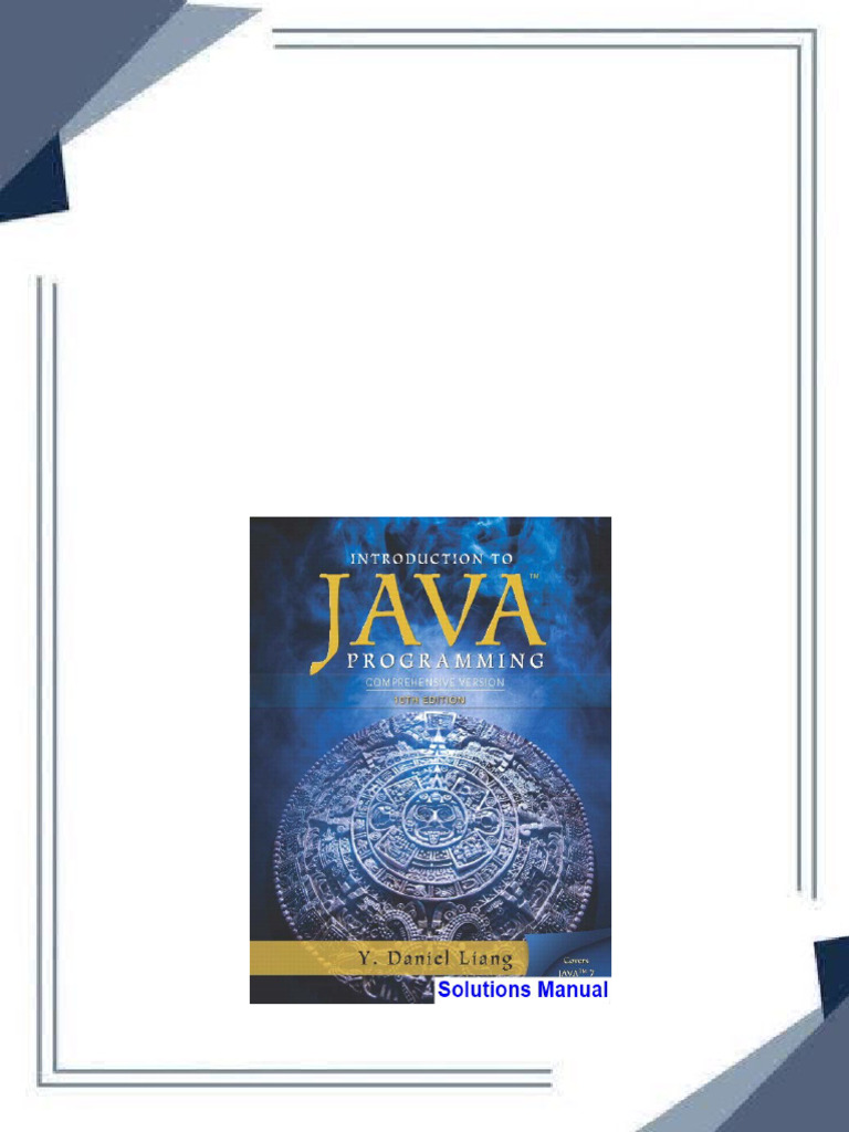 Get Introduction To Java Programming Comprehensive Version 10th Edition