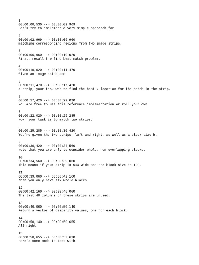 Image Strip Matching Tutorial | PDF