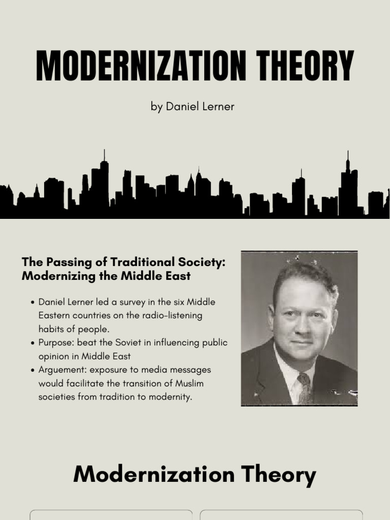 Modernization-Theory-by-Daniel-Lerner-Achacoso-Apostol-Avila | PDF