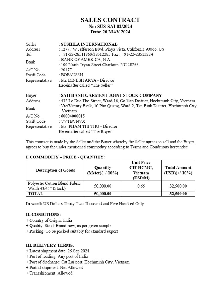 CONTRACT | PDF | Private Law | Business