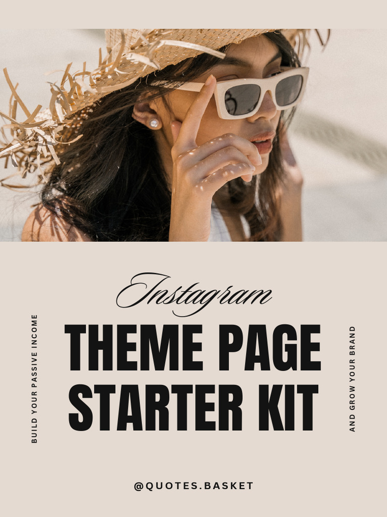 Instagram: Theme Page Starter Kit | PDF | Logos | Brand