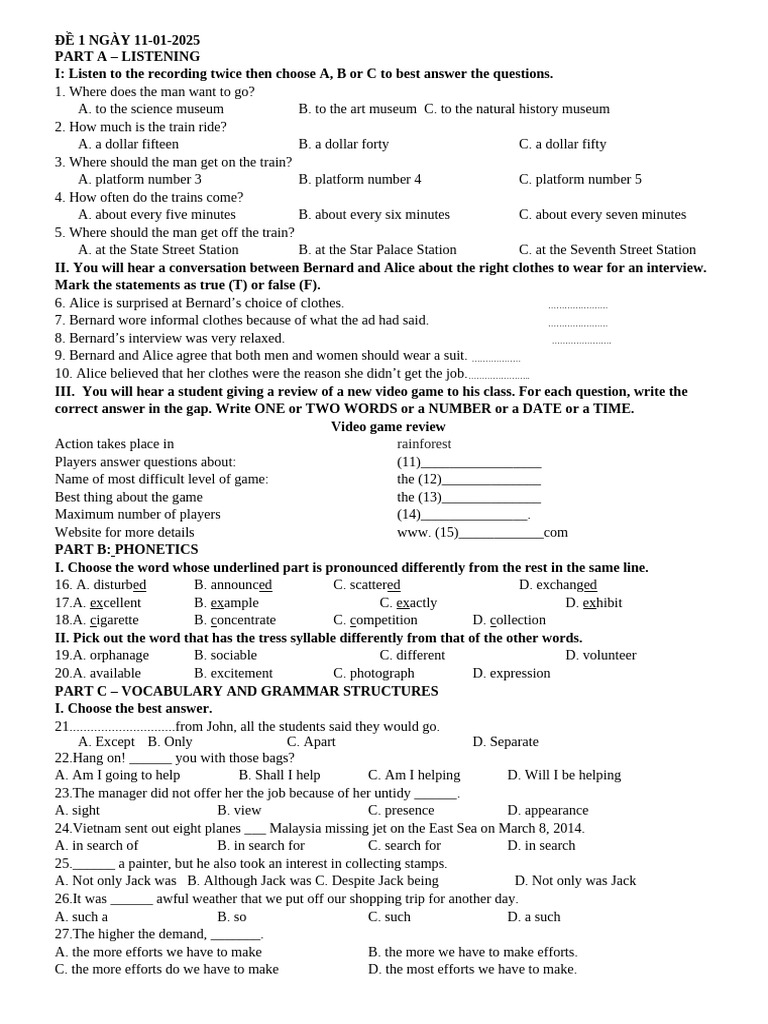 HSG 8 NGÀY 11-01-2025 (1) | PDF | Aol | Easter