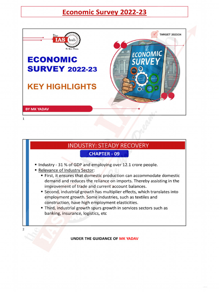 Economic Survey | PDF