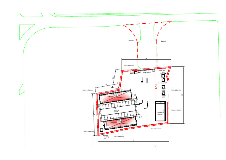 New Logistic Layout for RSC Project Site Office-Model | PDF