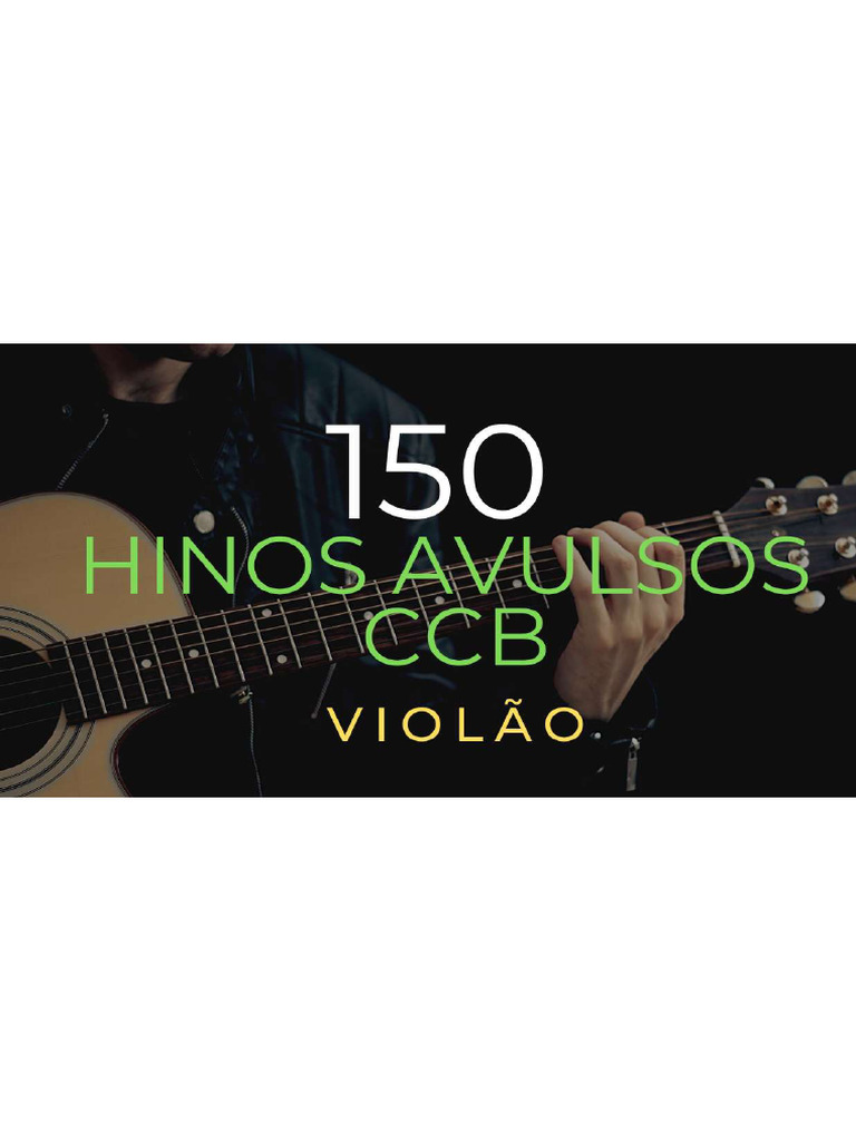 Hinos Avulsos para Violão CCB | PDF | Amor | Batismo