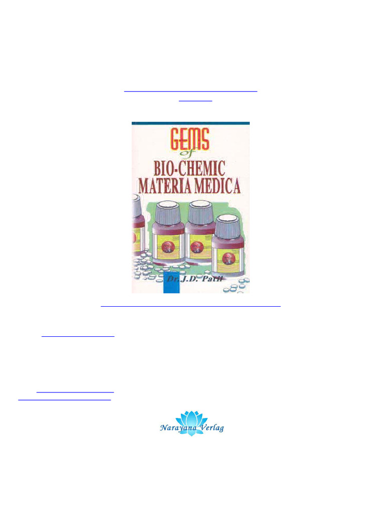 Gems of Biochemic Materia Medica J D Patil.01604 1Contents | PDF ...