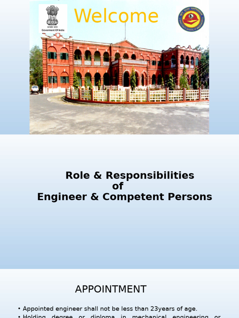 Role & Responsibility of Engineers | PDF