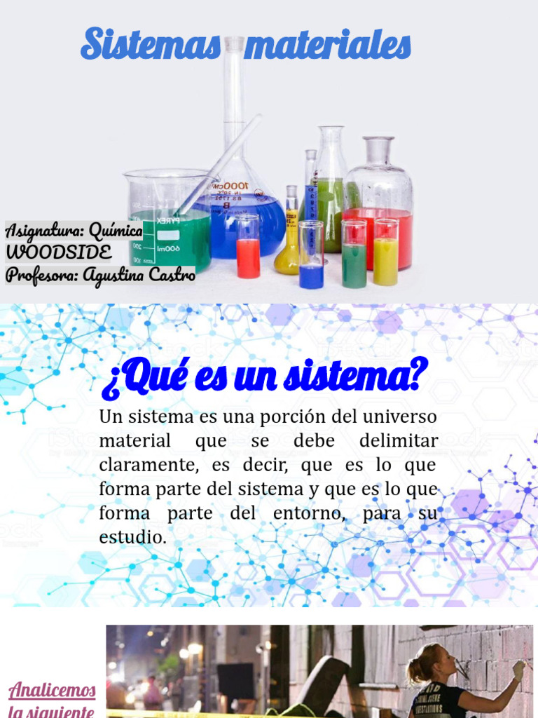 Química: Teórico de Sistemas_materiales. | PDF | Mezcla | Sistema