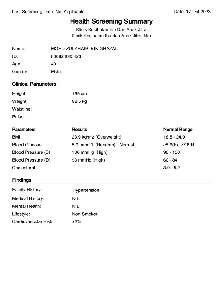 National Health Screening Initiatives - 2 | PDF