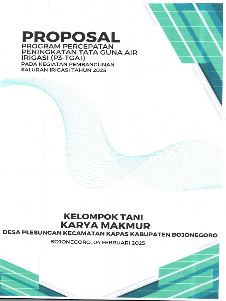 PROPOSAL KELOMPOK TANI KARYA MAKMUR PLESUNGAN_0001 | PDF