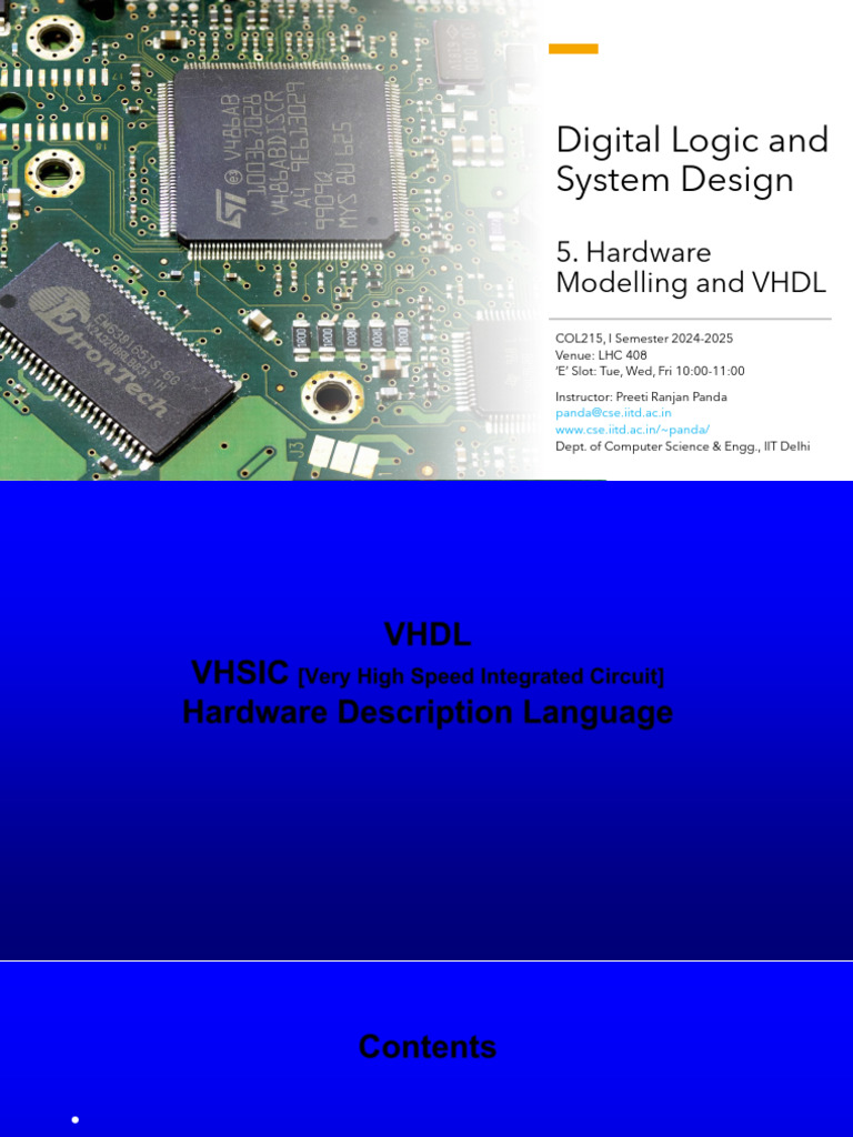05 VHDL | PDF | Vhdl | Hardware Description Language