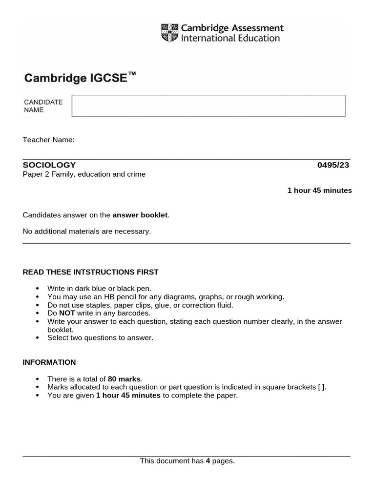 Paper 2 Set 3 | PDF | Crimes | Crime & Violence