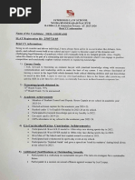 SLS Pune BA/BBA LL.B Admission CV Guide | PDF