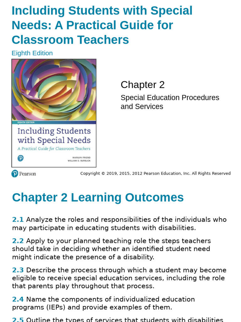 CH 02 PPTaccessible | PDF | Individualized Education Program | Special ...