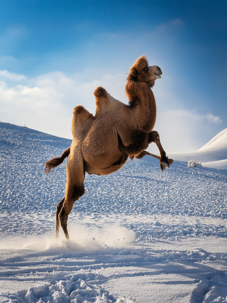 Firefly Chameau Sautant Dans La Neige 43514 | PDF