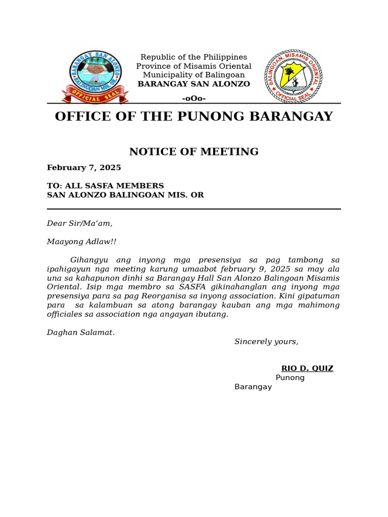 Letter Assembly | PDF