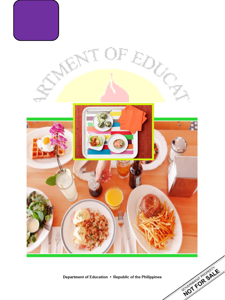 TLE G 9 Module 5 Cookery Lesson 5 Present A Range of Appetizers | PDF ...