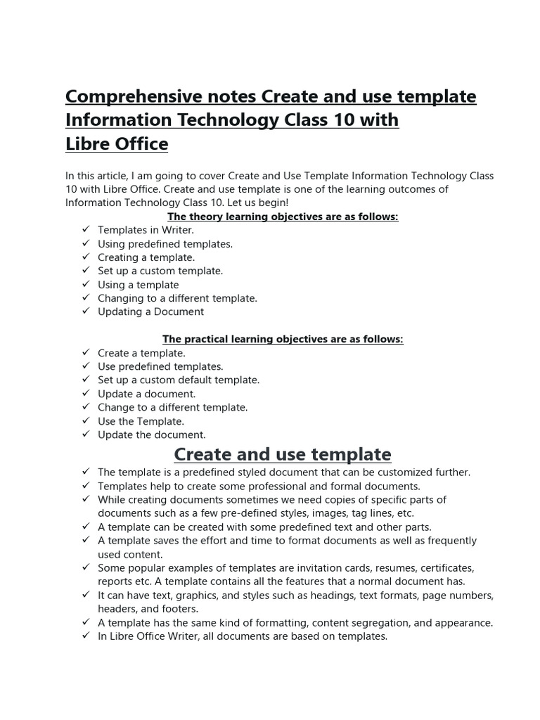 Template | PDF | Computer File | Document