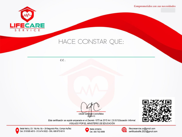 Plantilla Firma y Sello Hugo Rafael Contreras Barrios | PDF