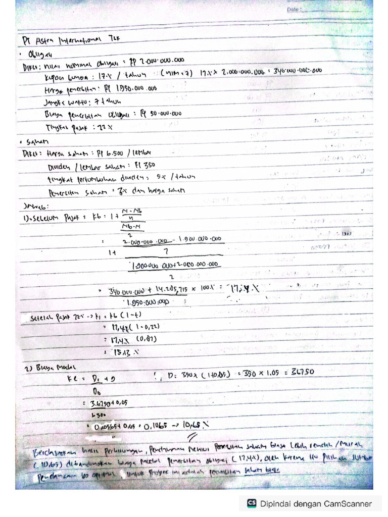 Jawaban Menkeu PT Astra (Nura) | PDF