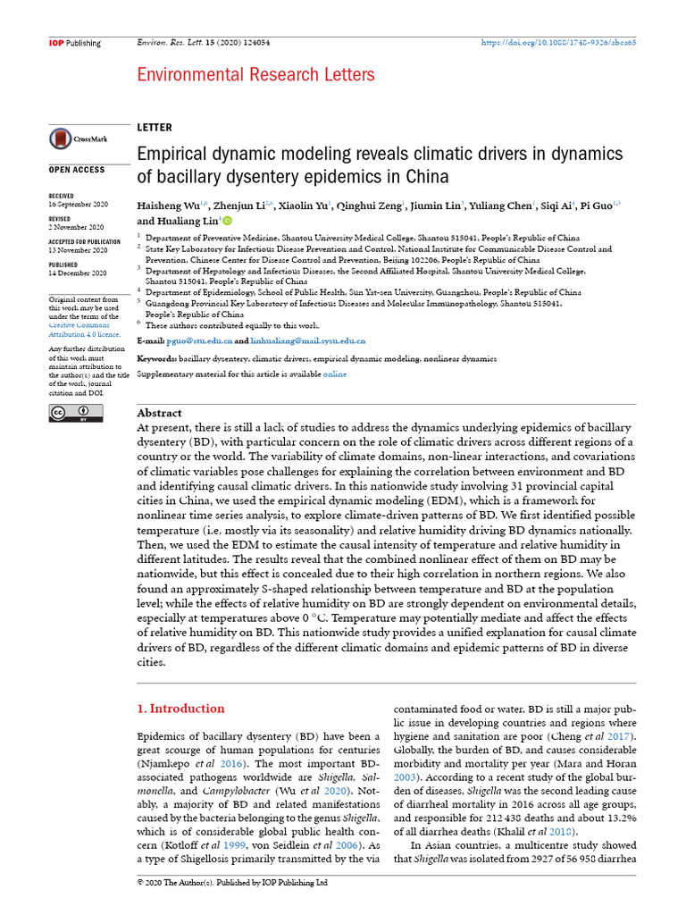 Empirical_dynamic_modeling_reveals_climatic_driver | PDF | Time Series | Climate