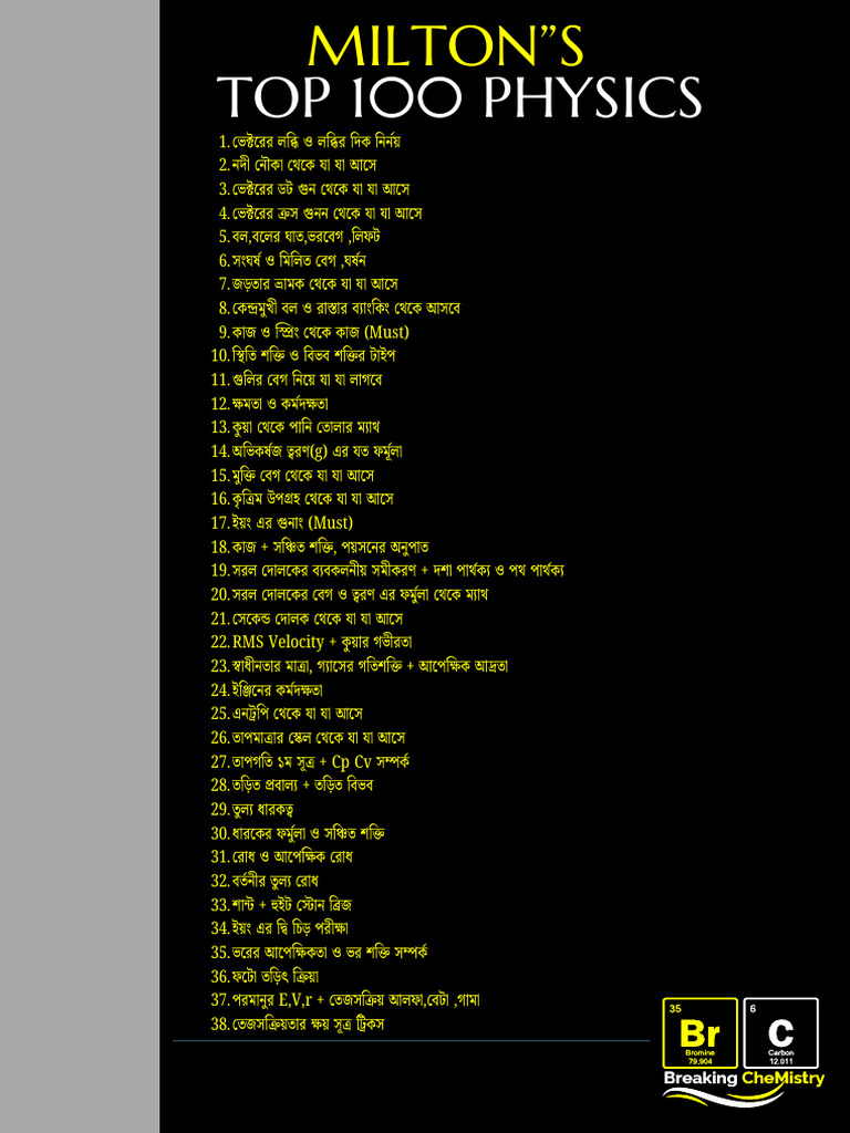 Top 100 Physics | PDF