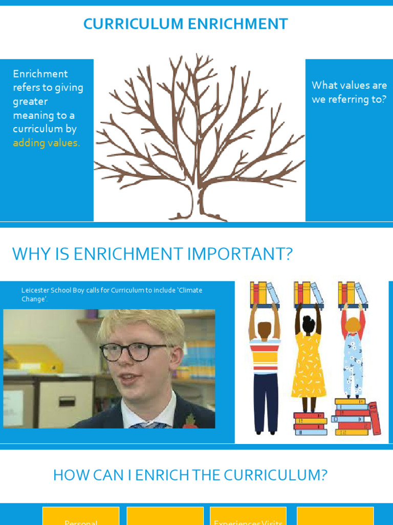 Curriculum Enrichment | PDF | Curriculum | Learning