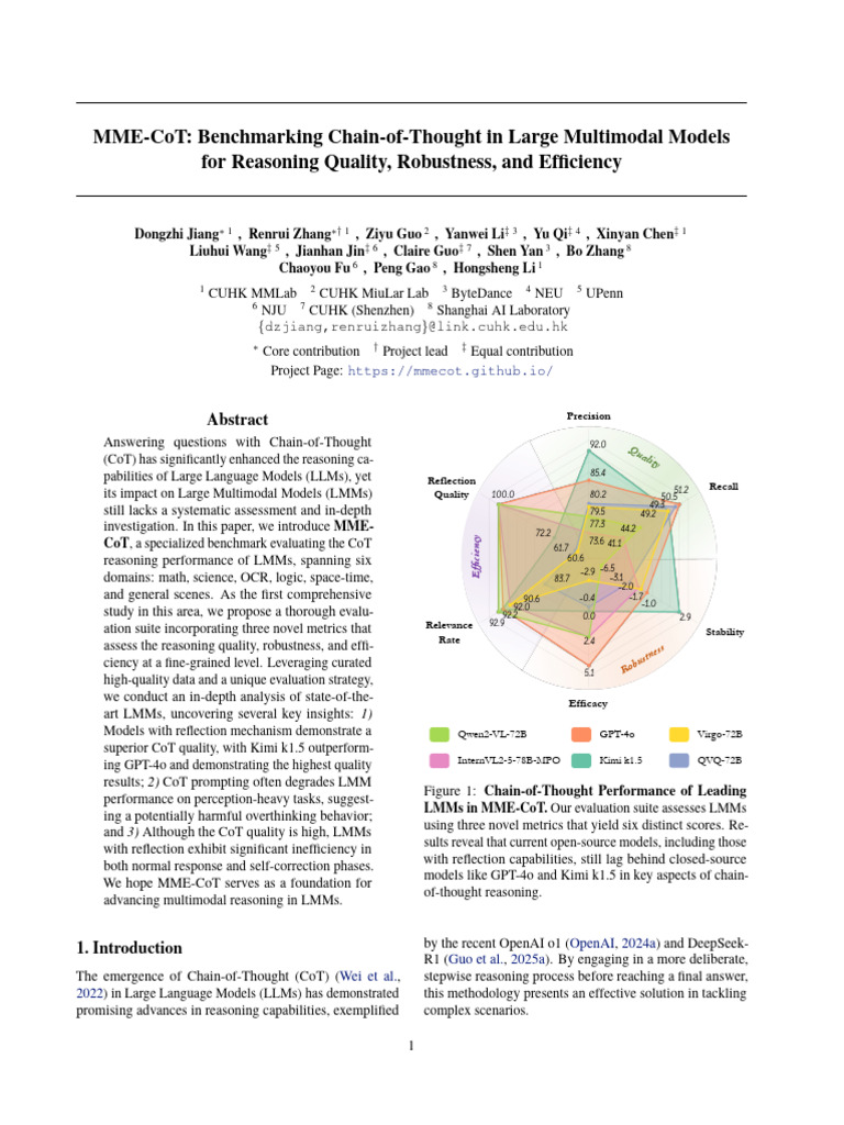 Chain-of-Thought (CoT) Benchmark | PDF | Reason | Inference
