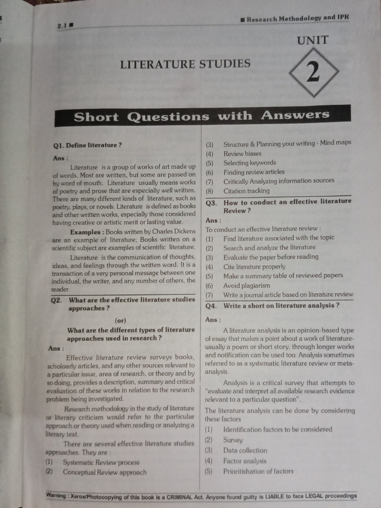 RM unit-2&3 | PDF | Plagiarism