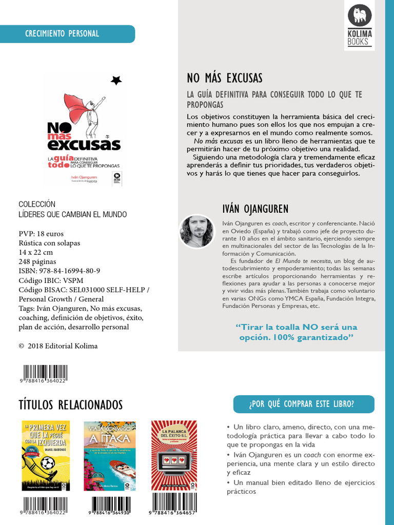 Ficha No Mas Excusas | PDF