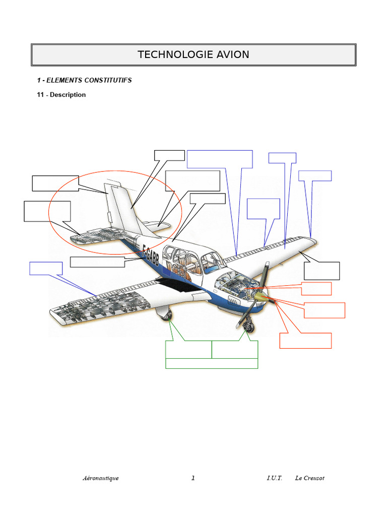 Composants et contraintes des avions | PDF | Profil (aérodynamique ...