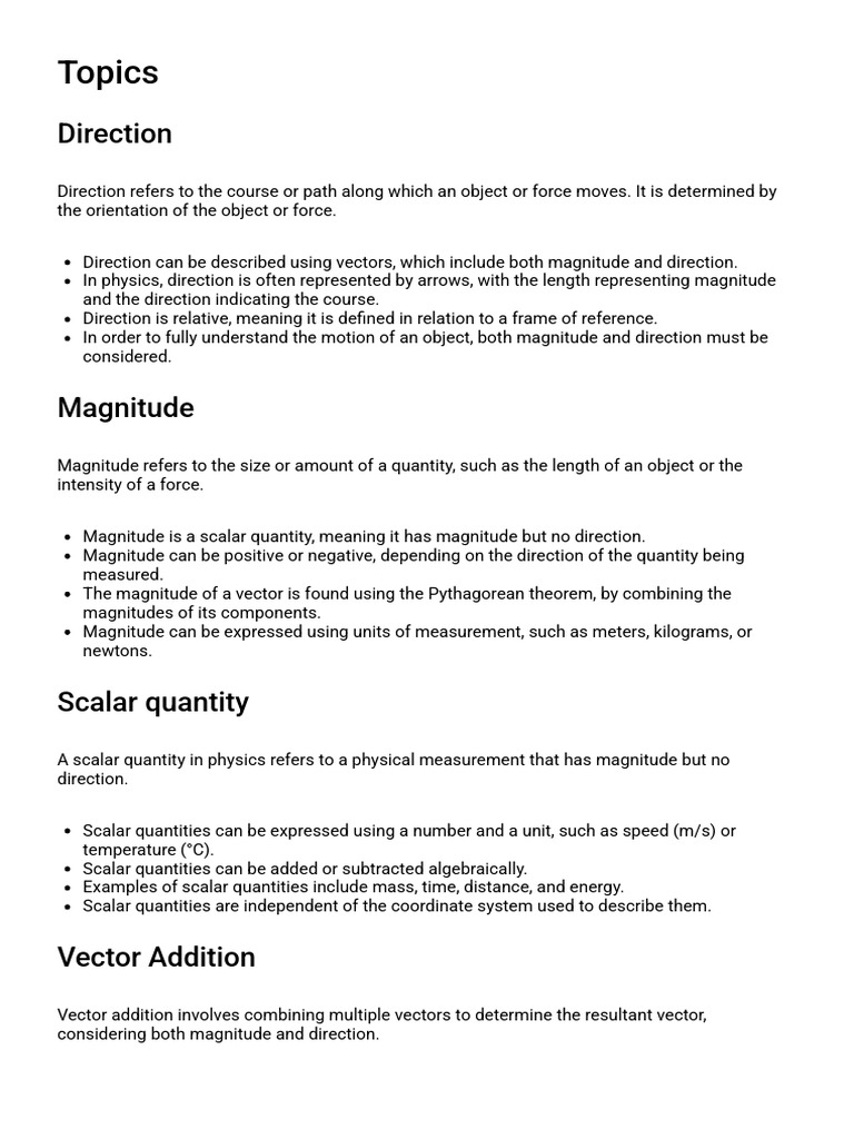 scales and vectors | PDF | Euclidean Vector | Force