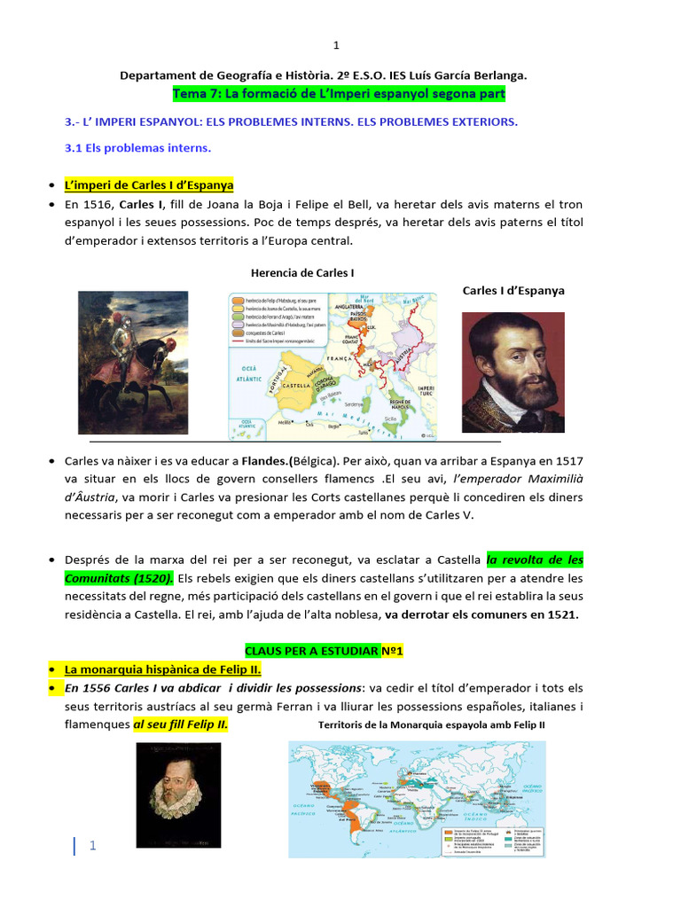 Tema 7. Segona Part | PDF