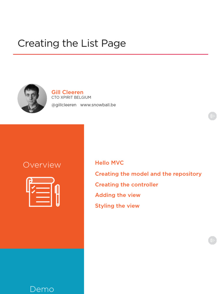 creating-the-list-page-slides | PDF | Model–View–Controller | Computer Engineering