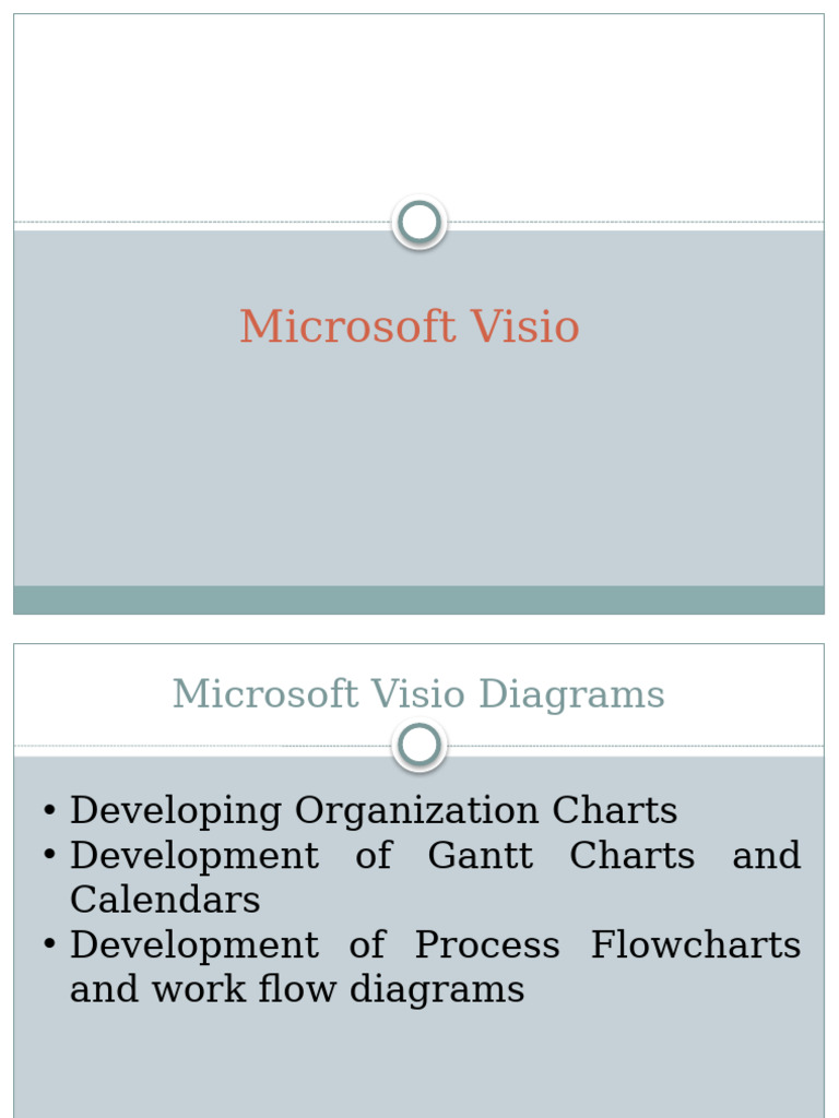 Microsoft Visio Assignment | PDF