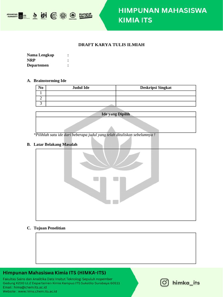 Template Pra Penugasan Pkti-Td | PDF