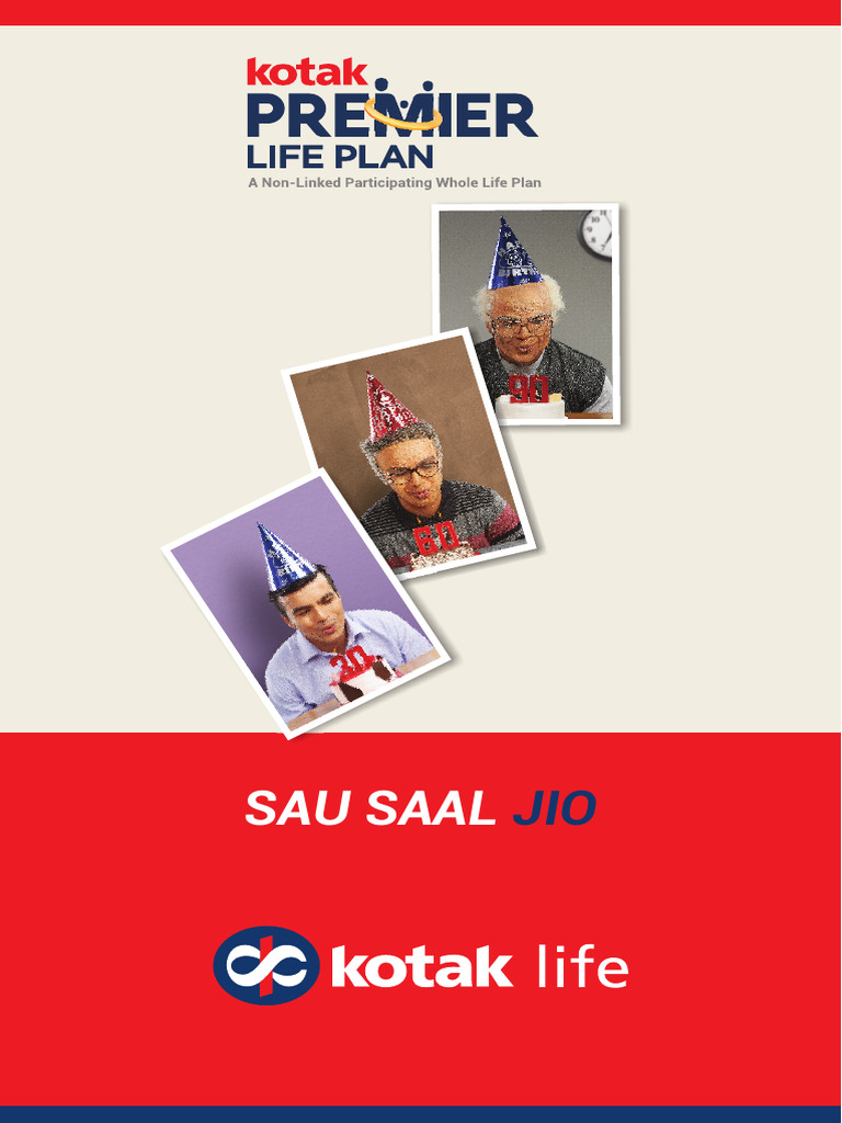 Kotak Premier Life Plan Overview | PDF | Insurance | Life Insurance