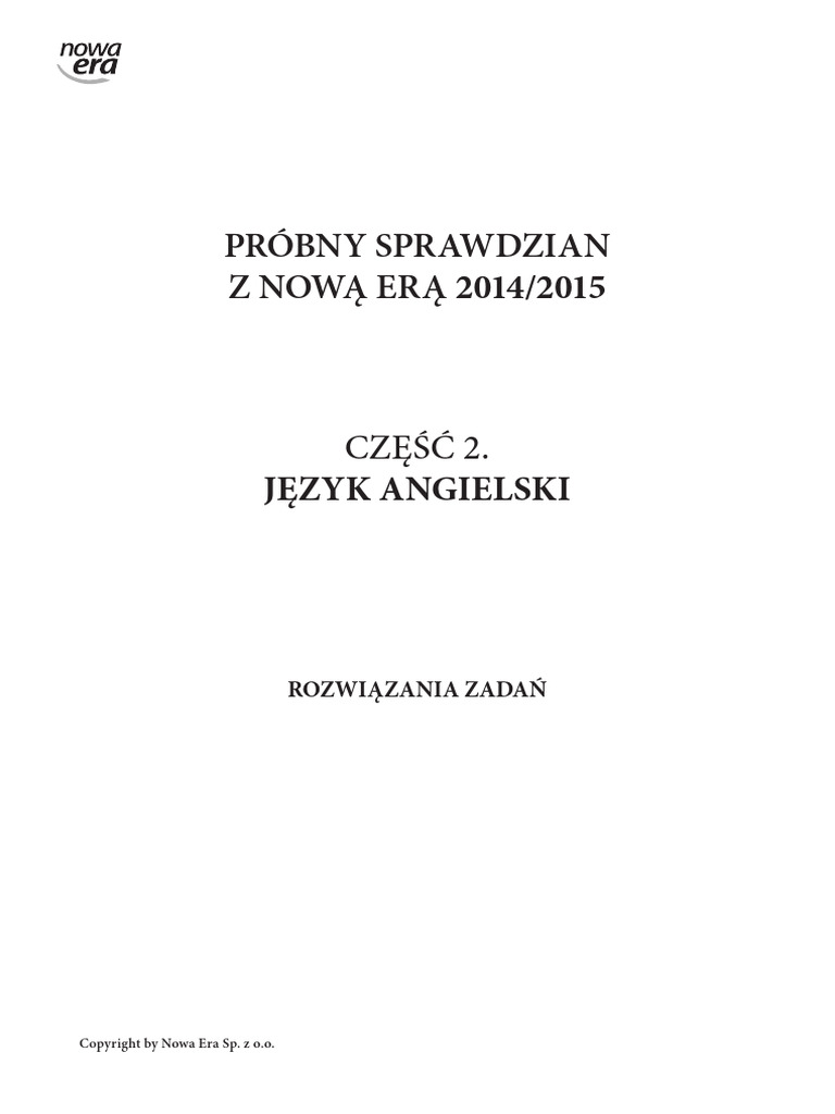 ROZWI¦äZANIA_SP_J. ANG_LISTOPAD 2014.pdf | PDF