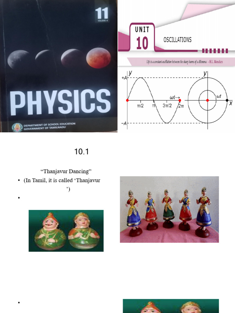 +1 unit 10 Oscillations | PDF | Oscillation | Frequency