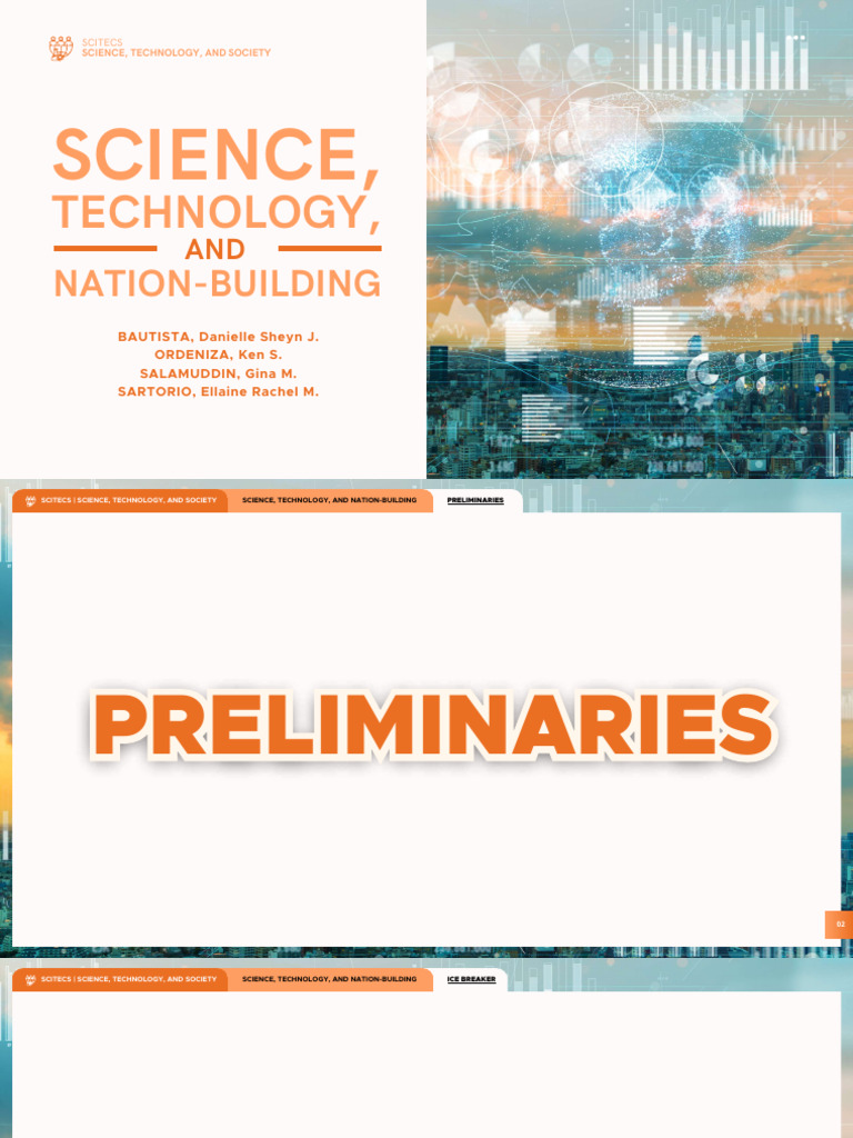 SCITECS Science Technology and Nation Bulding | PDF | Science | Innovation