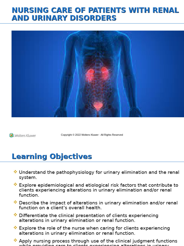 Renal Med Surg One Fall 2024 | PDF | Urinary Incontinence | Urinary ...