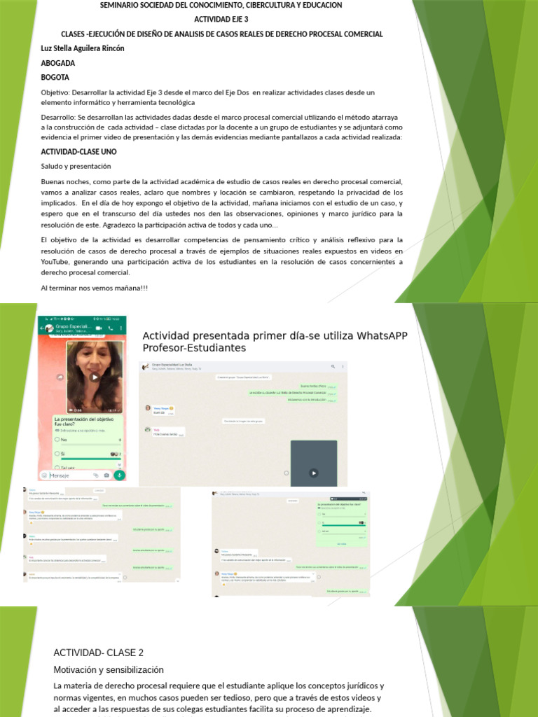 Tarea Eje 3 Seminario Sociedad Del Conocimiento Luz Stella Aguilera Rincon-1 | PDF | Enseñando ...