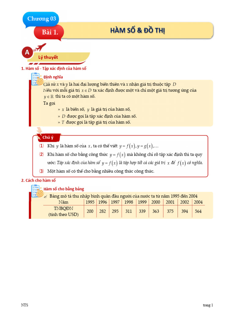 C3-B1-HÀM SỐ và ĐỒ THỊ-P3-GHÉP HS - Đề bài - Dạy thêm | PDF