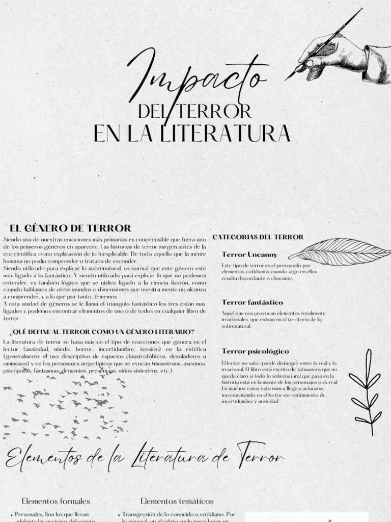 Literatura de Terror | PDF | Ficción de terror | Fantasía