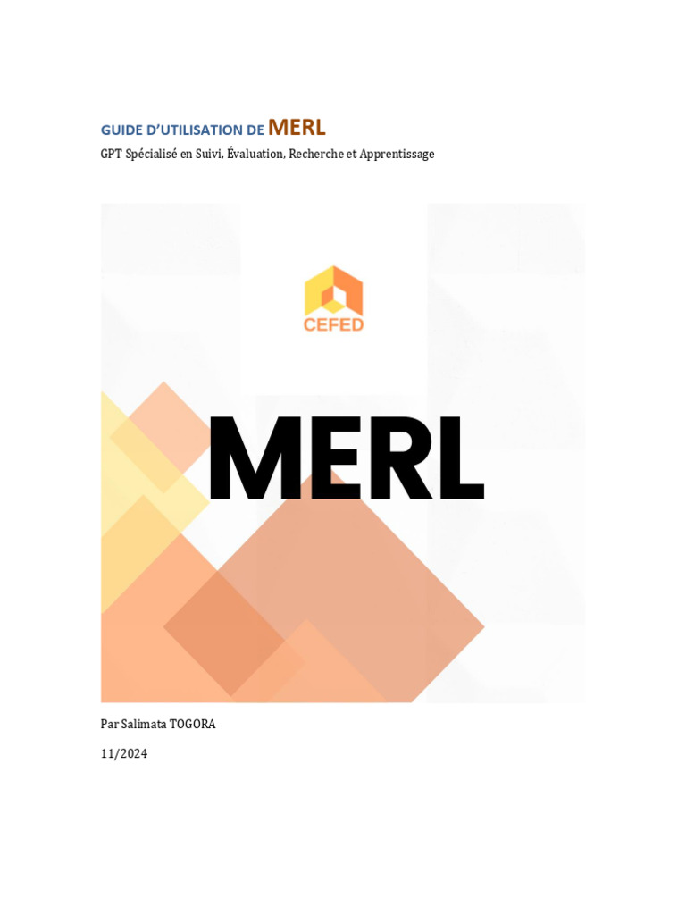 Guide d'utilisation de MERL IA | PDF | Intelligence artificielle ...