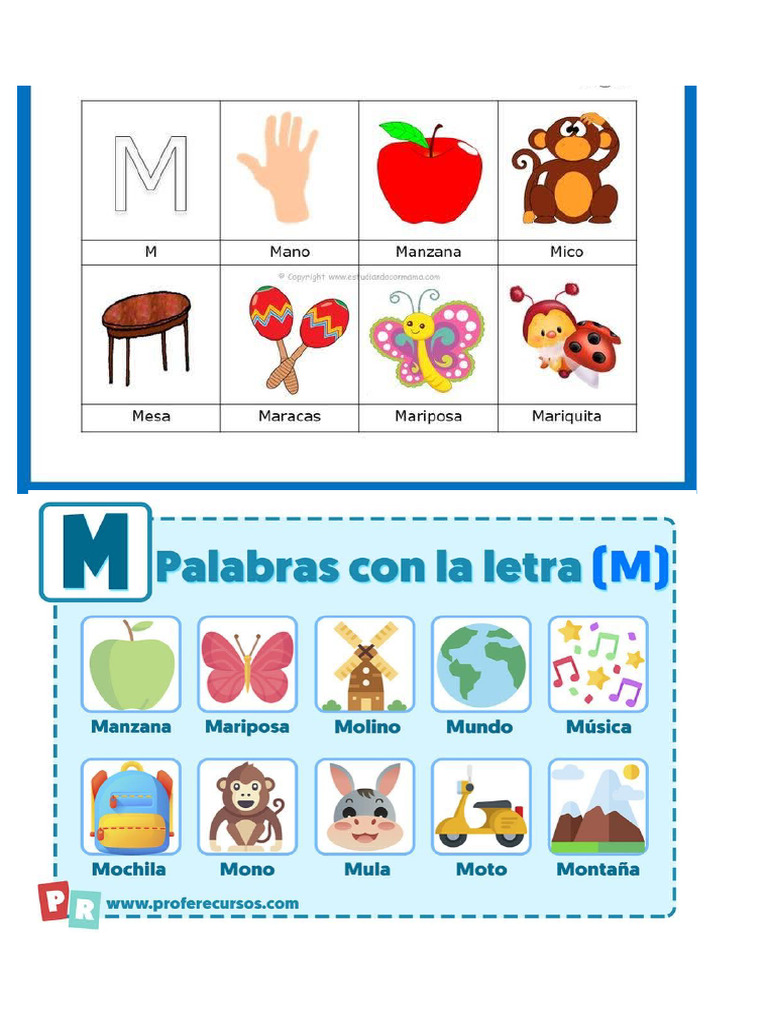 Letra M | PDF