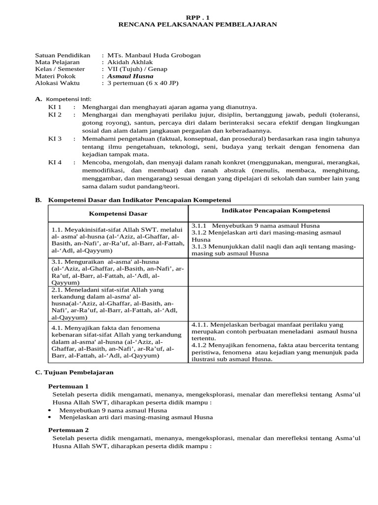 5-rpp-akidah-akhlak-kls-7-smt-21 | PDF