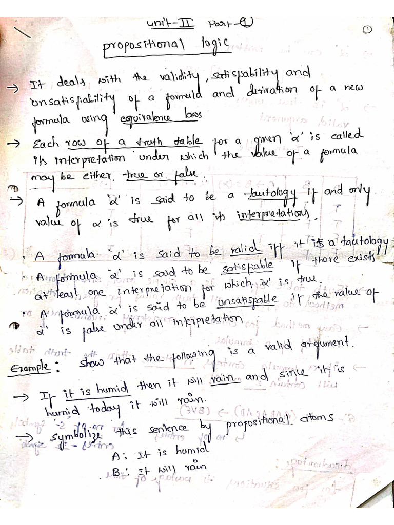 Propositional Logic | PDF
