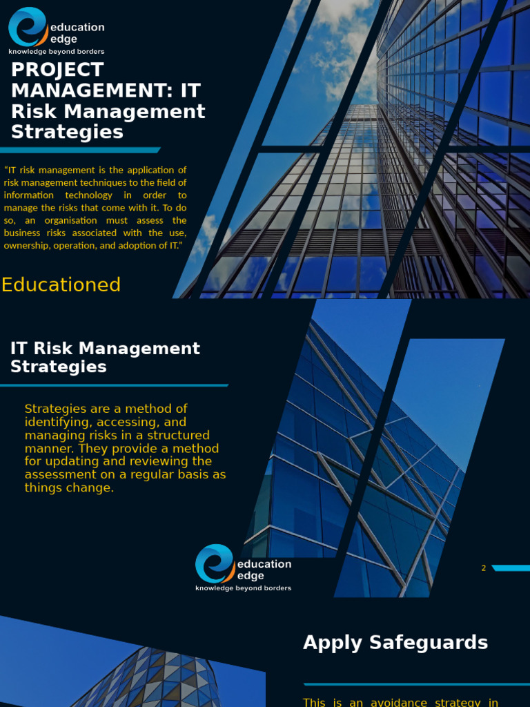 Project Management It Risk Management Strategies | PDF | Risk ...